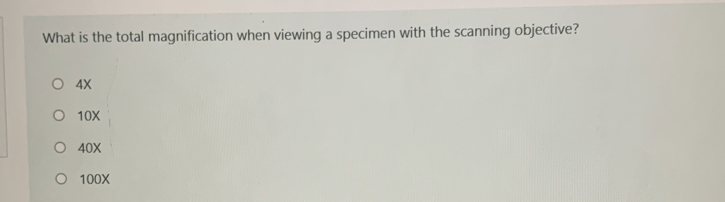 Solved What is the total magnification when viewing a | Chegg.com