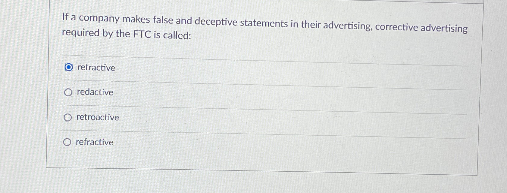 Solved If a company makes false and deceptive statements in | Chegg.com
