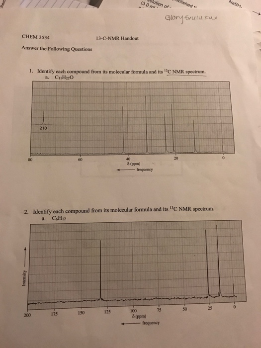 Solved Identify each compound from its molecular formula and | Chegg.com
