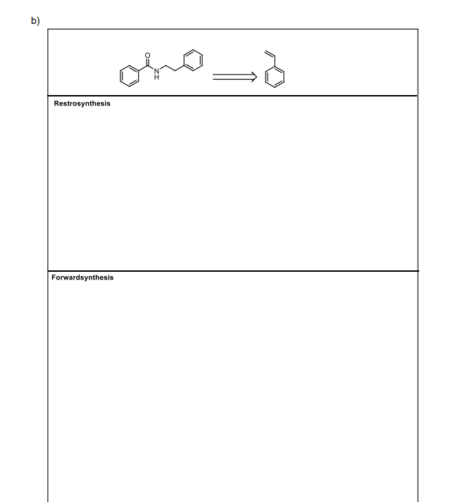 Solved Propose a retro and forward synthesis of the | Chegg.com