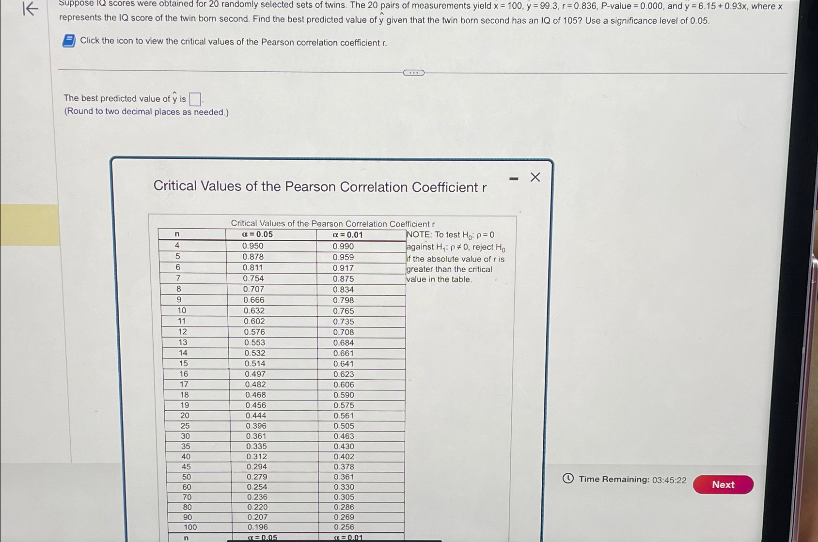Solved Suppose IQ scores were obtained for 20 ﻿randomly | Chegg.com