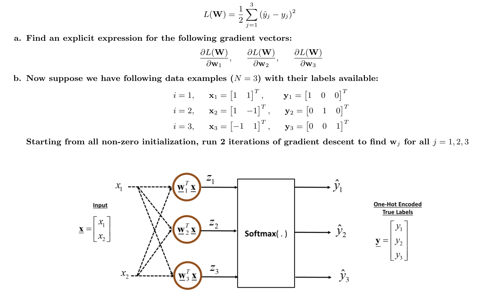 Consider the following 3-class classification | Chegg.com