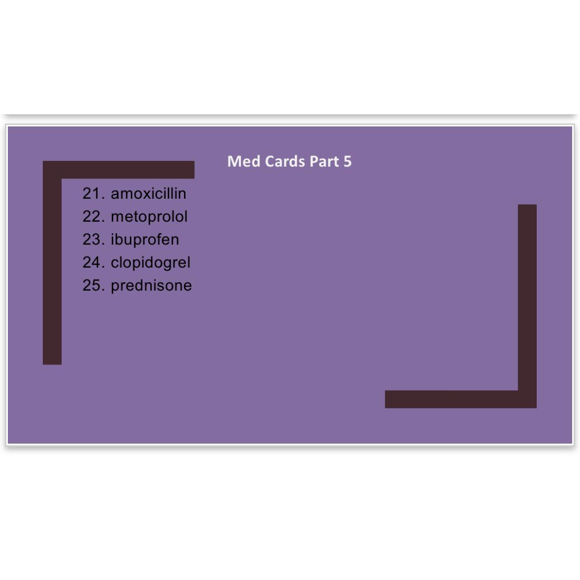 Solved Drug Card Assignment (25%)Goal: The Drug Card | Chegg.com