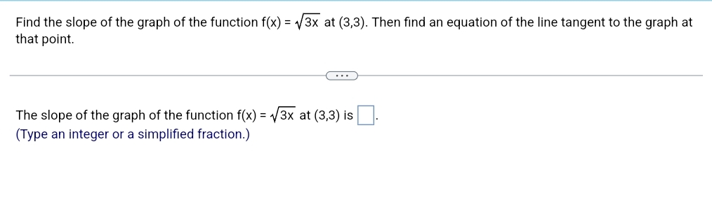 Solved Find the slope of the graph of the function f(x)=3x2 | Chegg.com