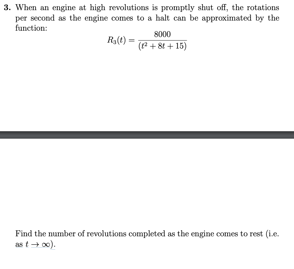 Solved When an engine at high revolutions is promptly shut | Chegg.com