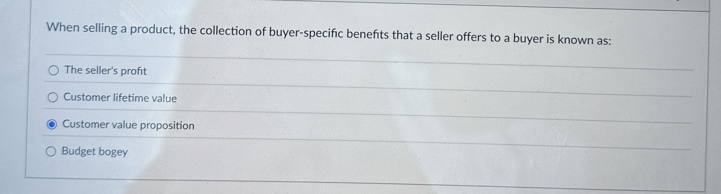 Solved When selling a product, the collection of | Chegg.com