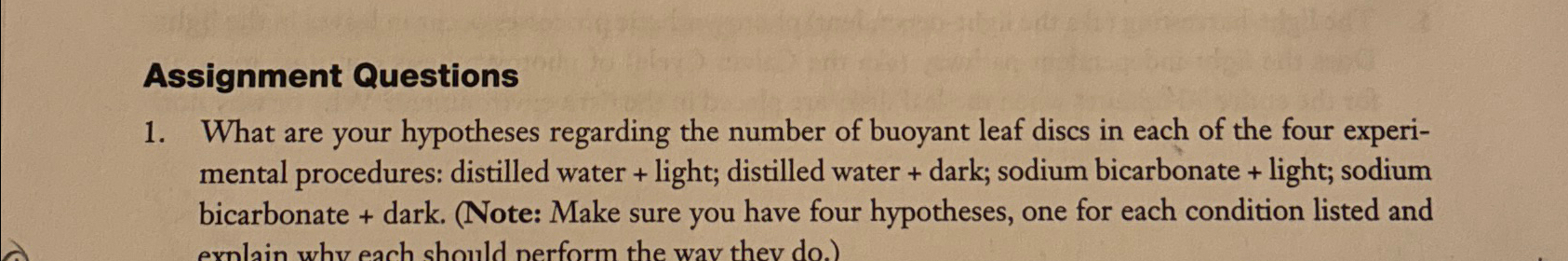 Solved Assignment QuestionsWhat are your hypotheses | Chegg.com