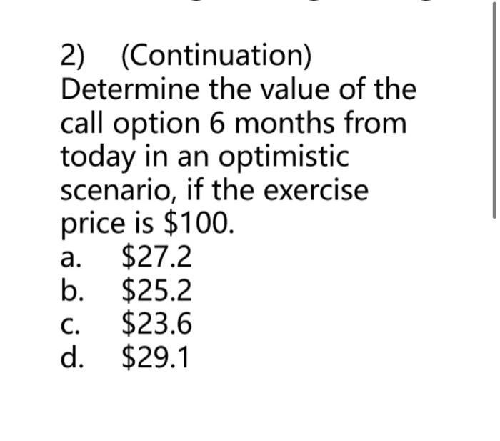 Solved 1) The value of Mc Graw Hill Stock is $100. The | Chegg.com