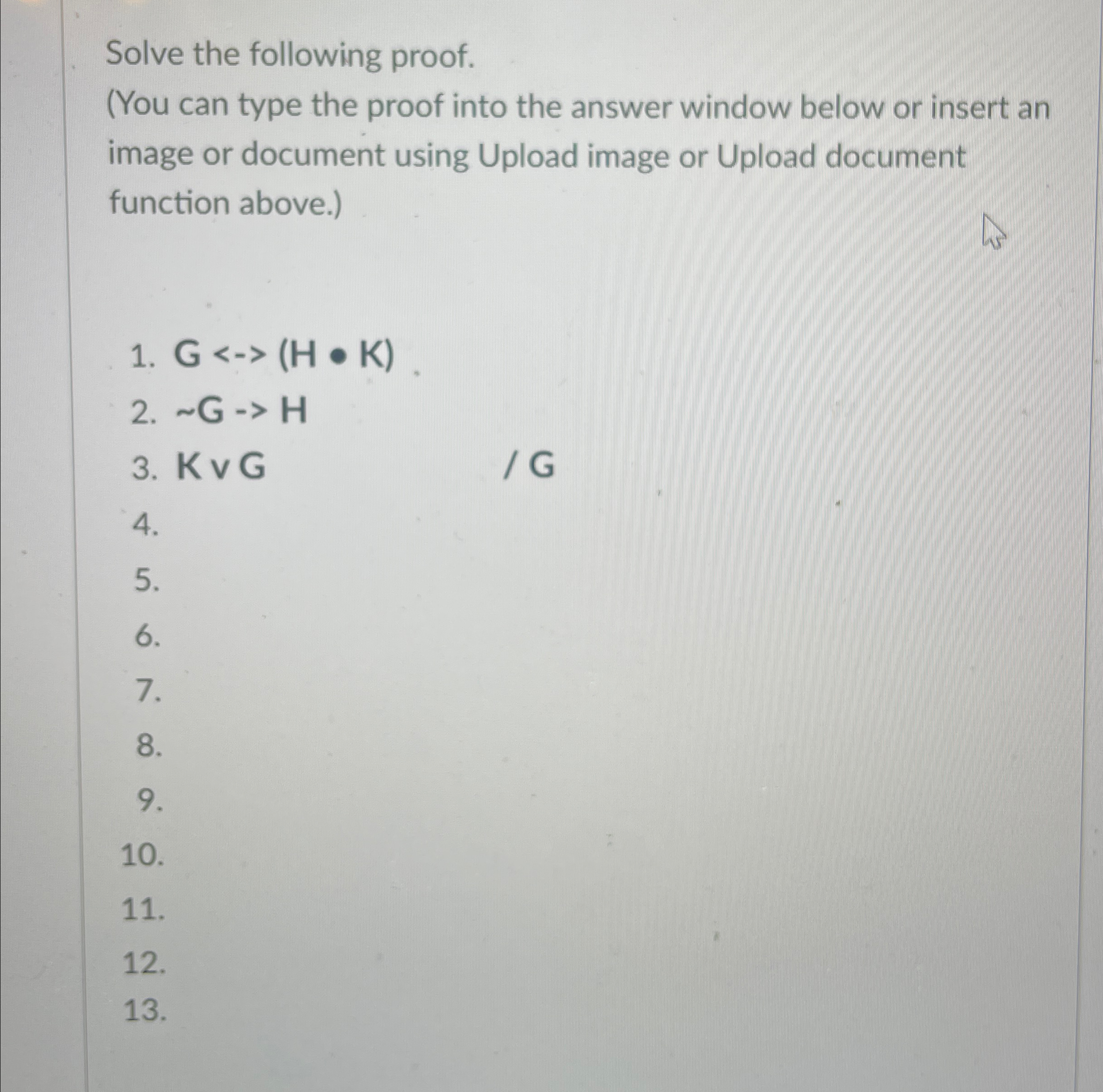 Please solve the proof using the 18 ﻿implication and | Chegg.com