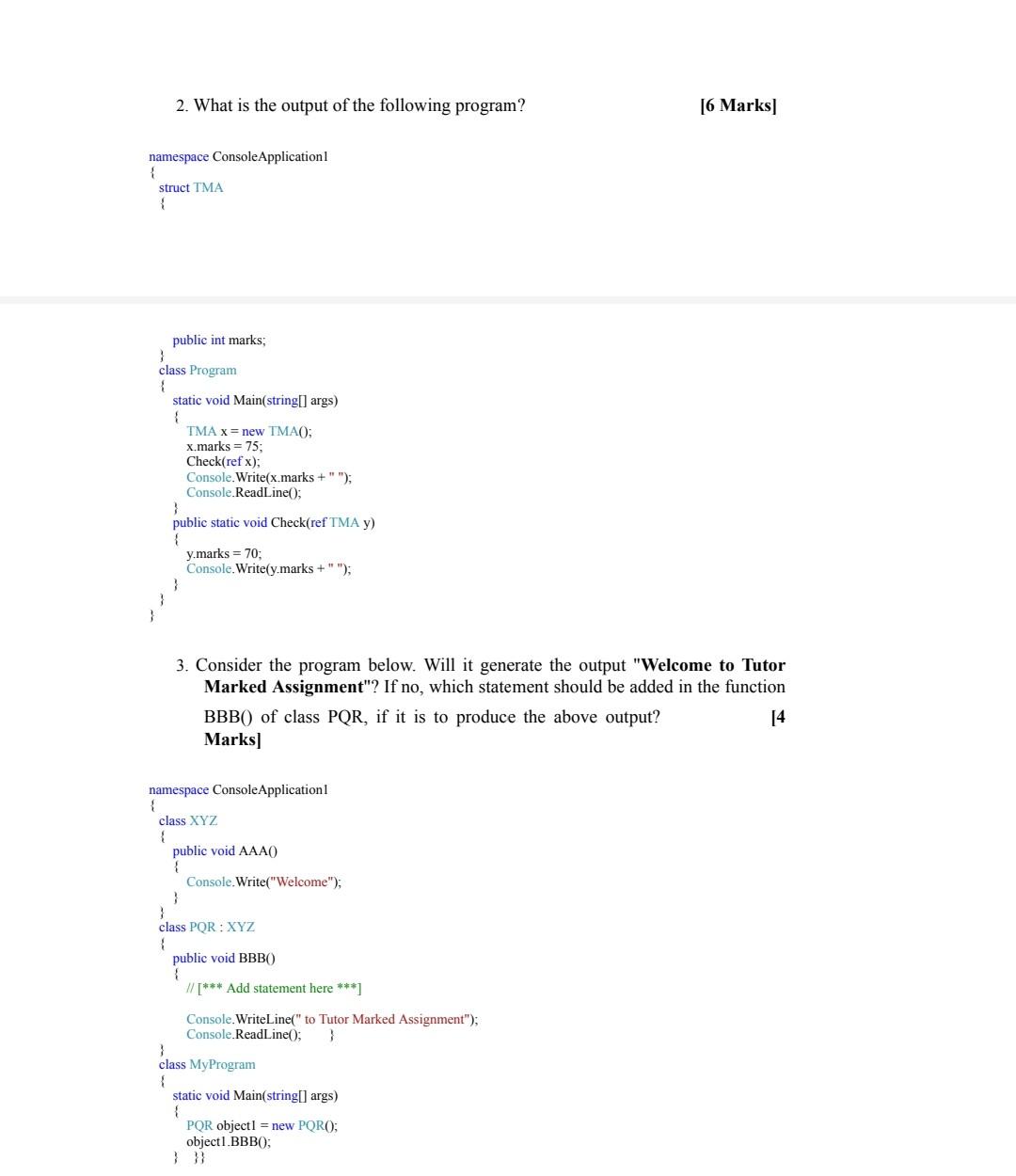 Solved 1 A Define Framework Class Library B List