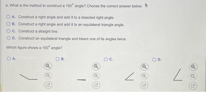 Solved Use a compass and straightedge to construct angles | Chegg.com