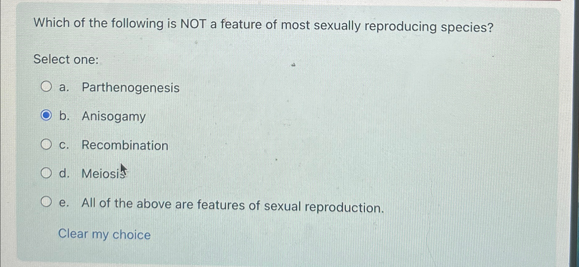 Solved Which of the following is NOT a feature of most | Chegg.com