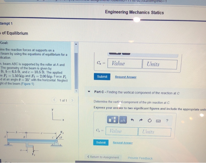 Solved Equations of Equilibrium Learning Goal: To determine | Chegg.com