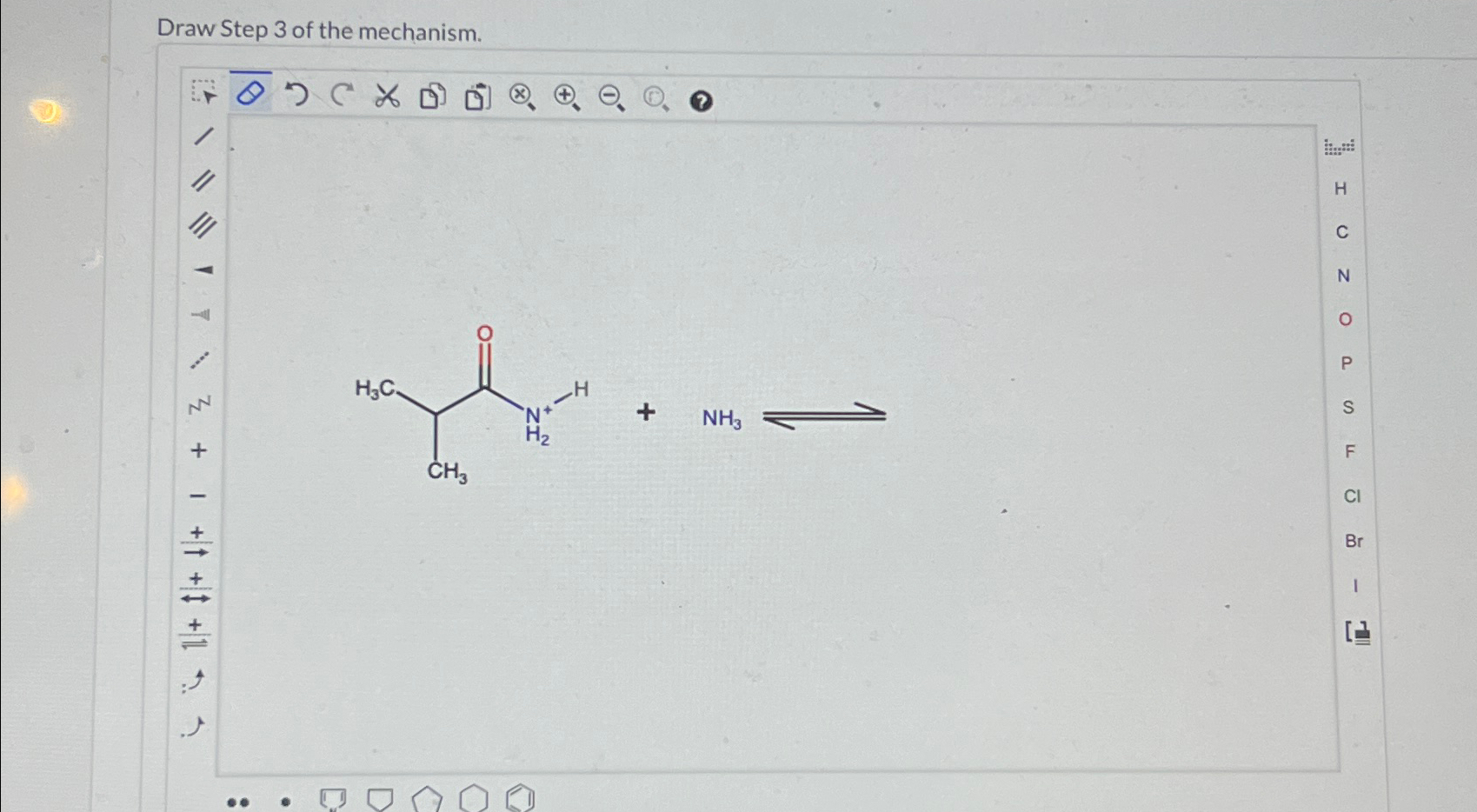 Solved Draw Step 3 ﻿of the mechanism. | Chegg.com