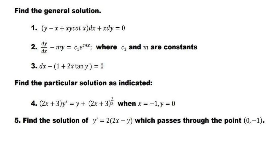 Solved Please Write Your Complete Solutions Of Each