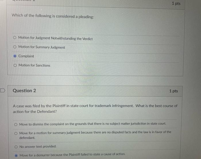 Solved Voir Dire is the process of The jury entering a | Chegg.com