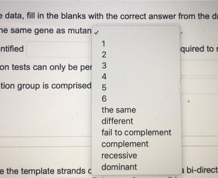 Solved 15. Match which option goes to the fill in the blanks | Chegg.com