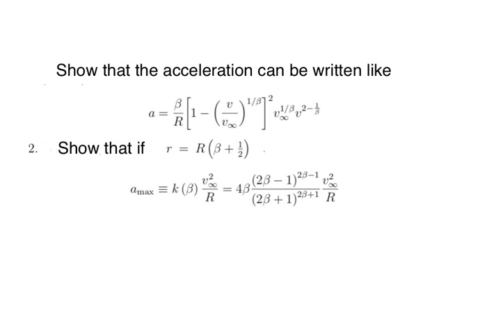 Solved known that the velocity of a stellar wind can be | Chegg.com