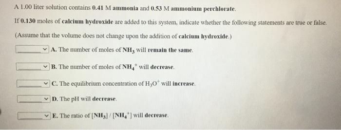 Solved A 1.00 liter solution contains 0.55 moles acetic acid | Chegg.com