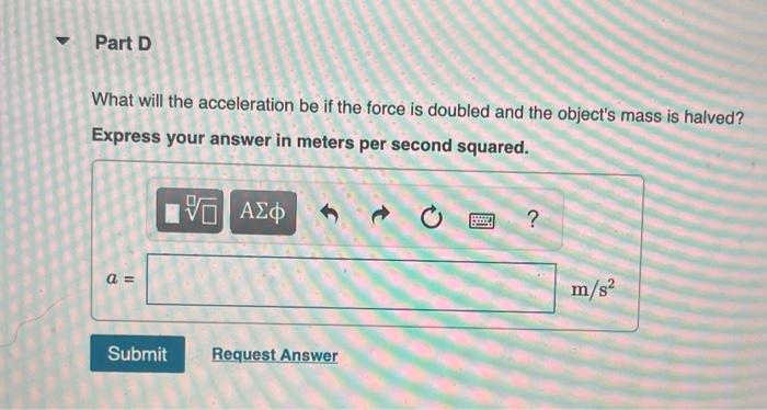 Solved A constant force is applied to an object, causing the | Chegg.com
