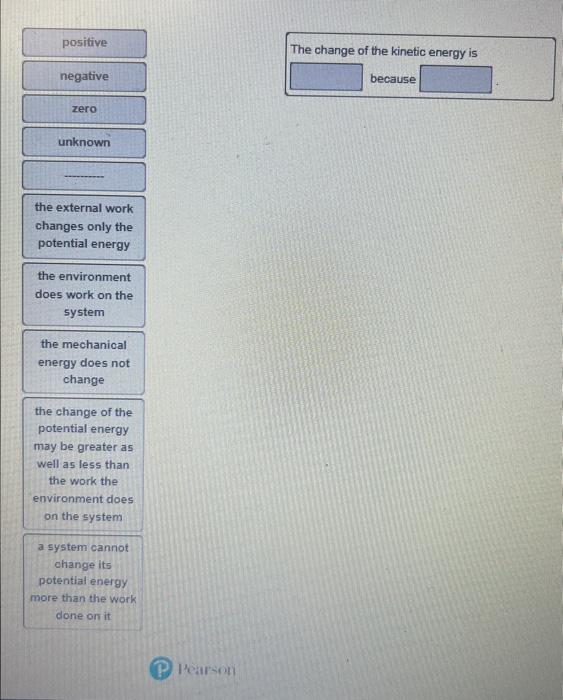 Solved A process occurs in which a system's potential energy | Chegg.com
