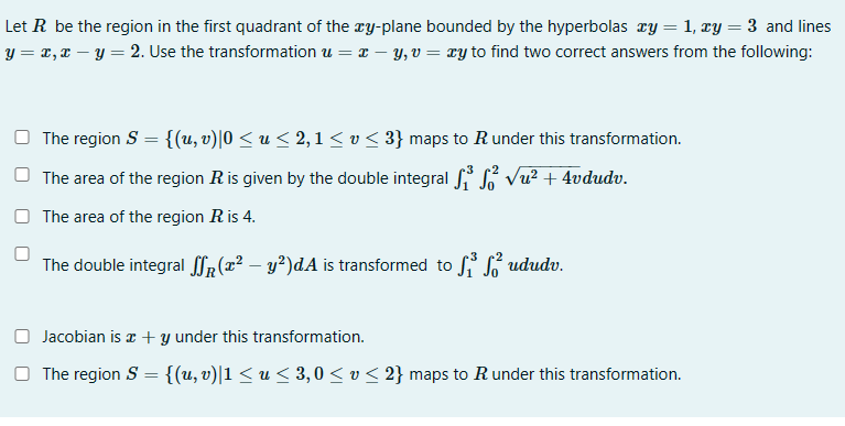 Solved Let R ﻿be the region in the first quadrant of the | Chegg.com