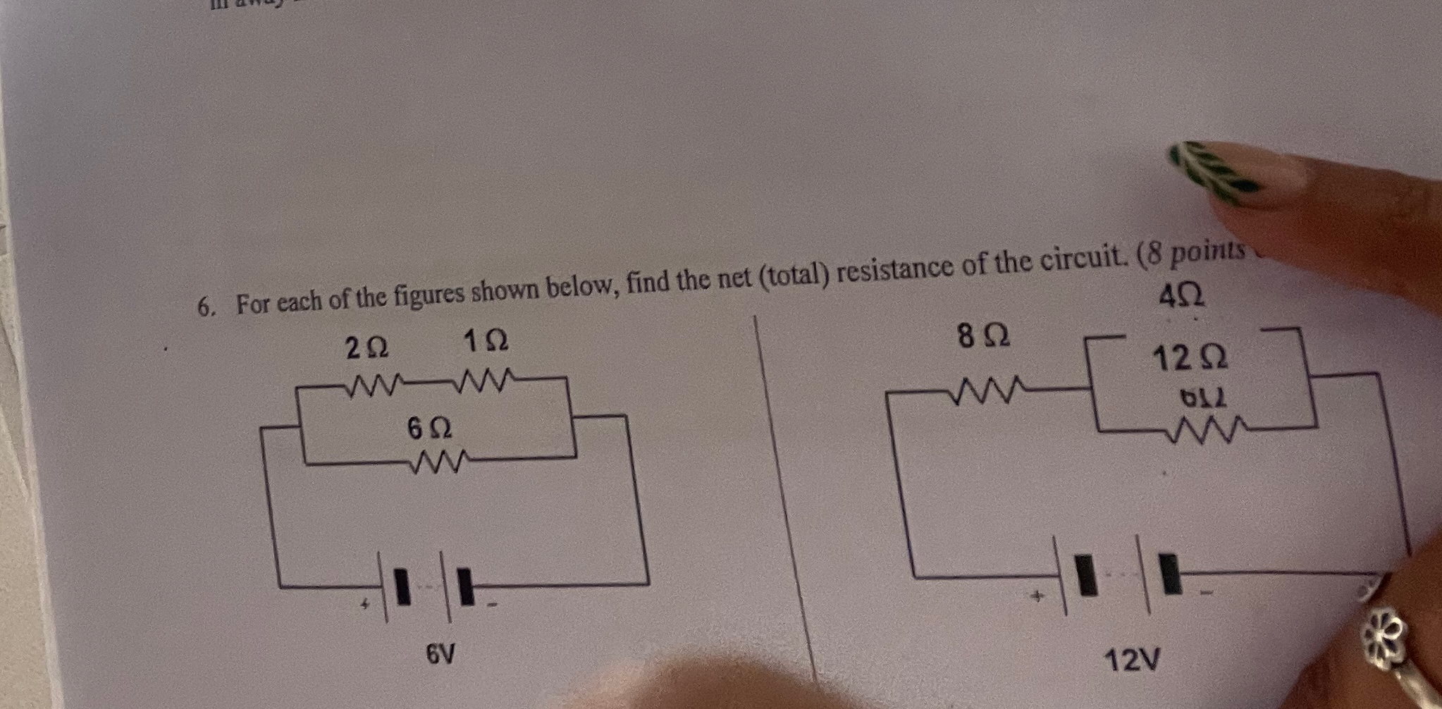 Solved For each of the figures shown below, find the net | Chegg.com
