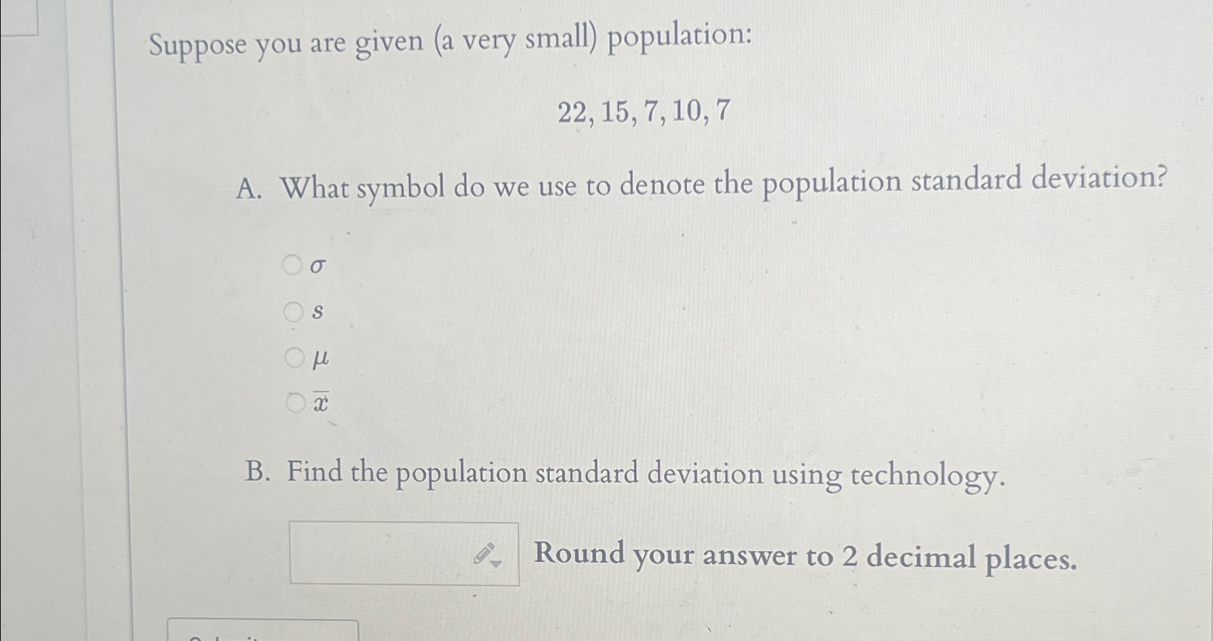Solved Suppose you are given (a very small) | Chegg.com