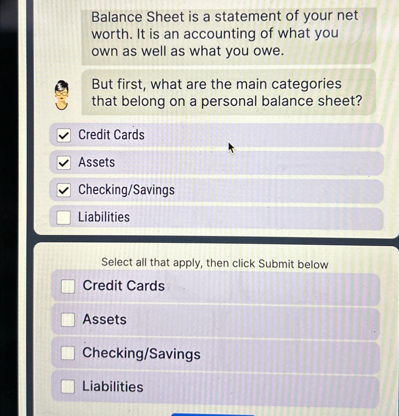 Solved Balance Sheet is a statement of your net worth. It is | Chegg.com