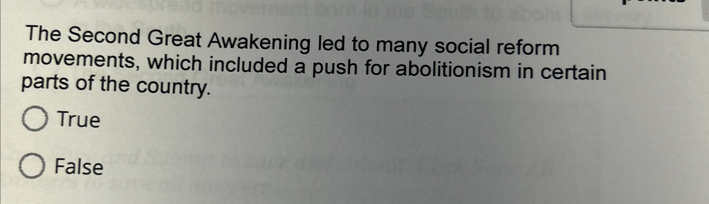 Solved The Second Great Awakening led to many social reform | Chegg.com