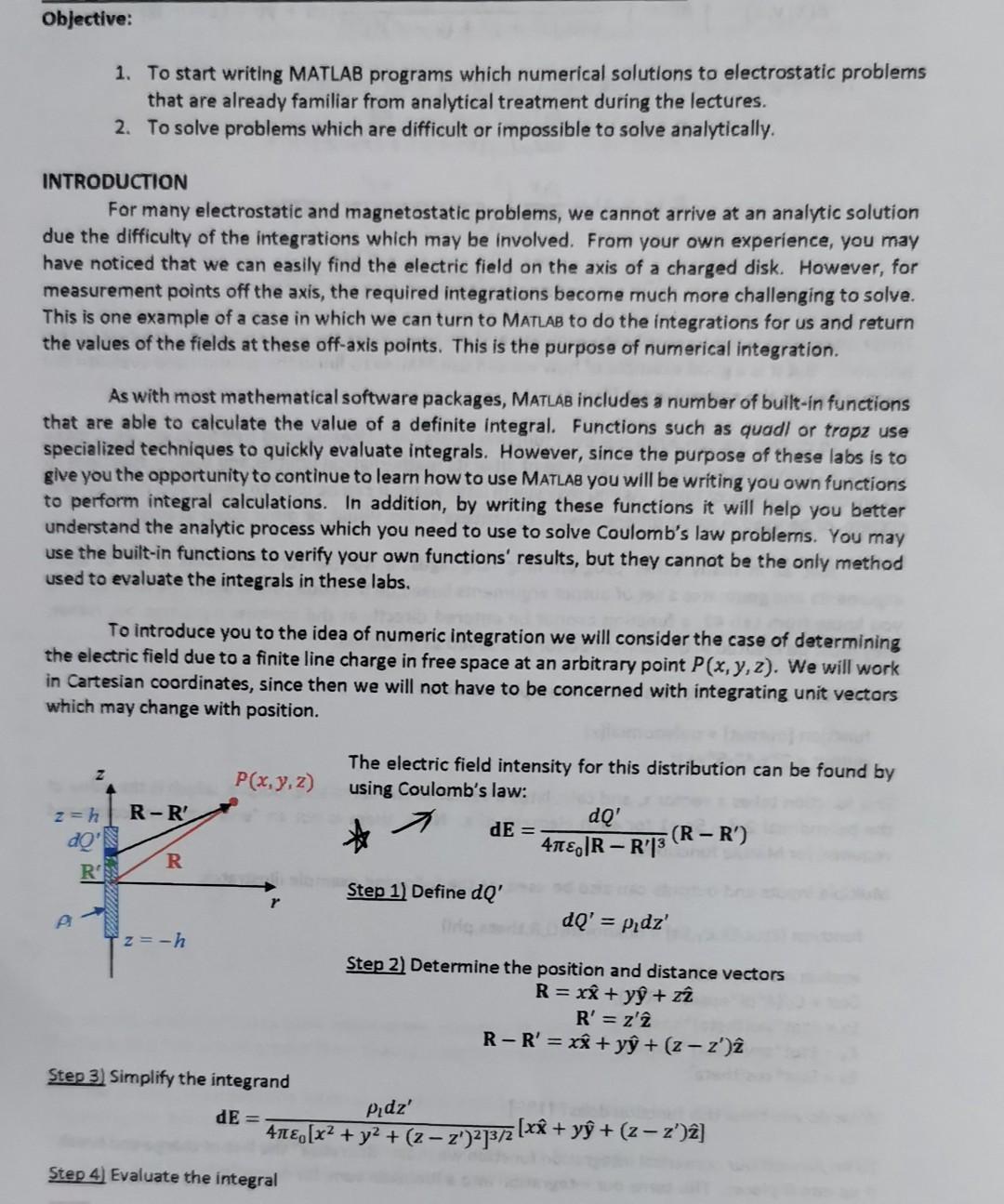 1. To start writing MATLAB programs which numerical | Chegg.com