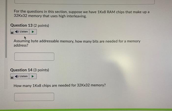 Solved For the questions in this section, suppose we have | Chegg.com