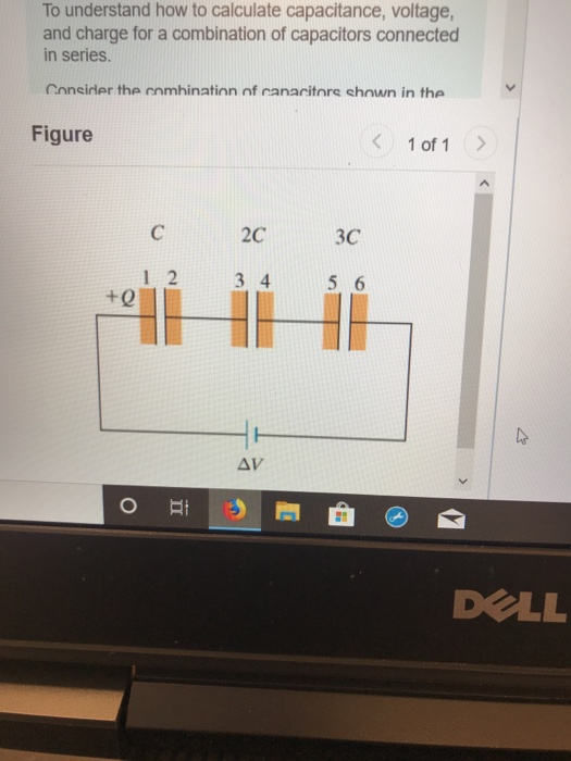 Solved To understand how to calculate capacitance, voltage, | Chegg.com