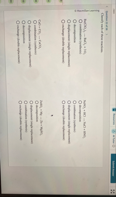 Solved Question 22 ﻿of 38Classify each of these | Chegg.com