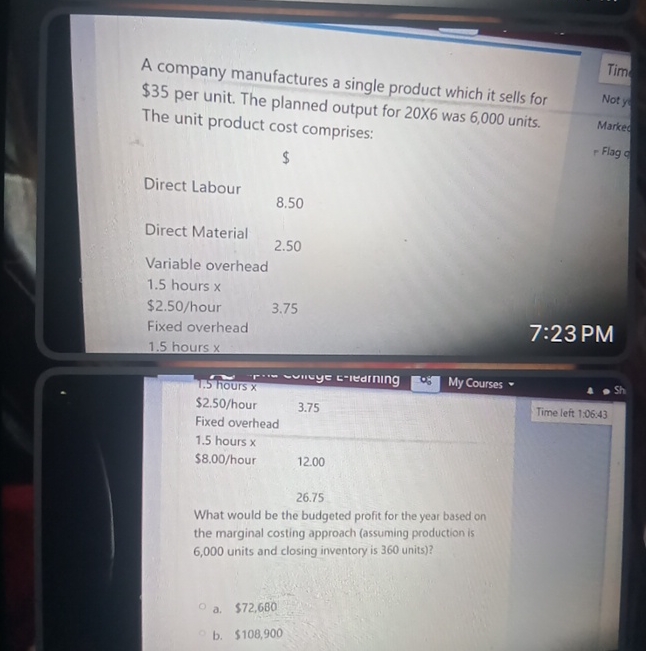 Solved A company manufactures a single product which it | Chegg.com