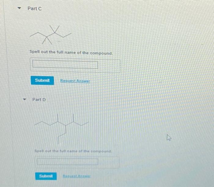 Solved Spell out the full name of the compound. Part D | Chegg.com