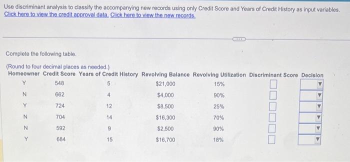 Use discriminant analysis to classify the | Chegg.com