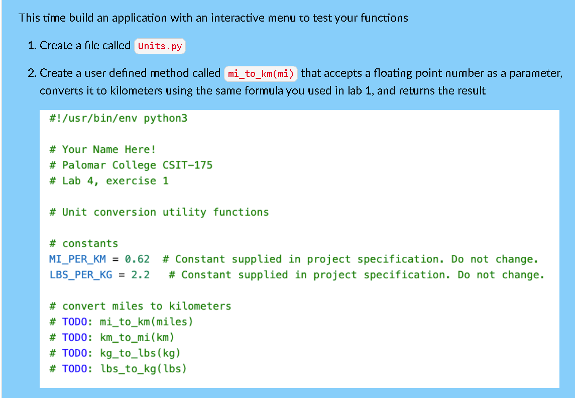 Solved This time build an application with an interactive | Chegg.com
