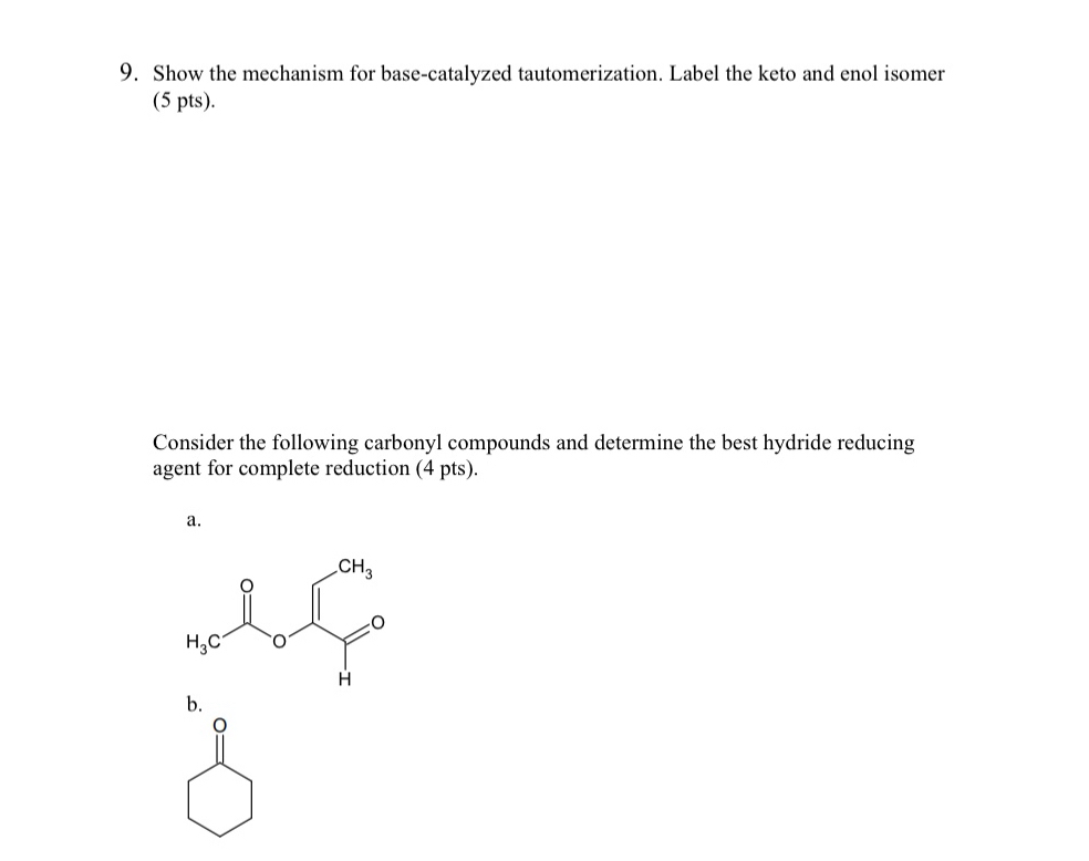 Solved Show the mechanism for base-catalyzed | Chegg.com