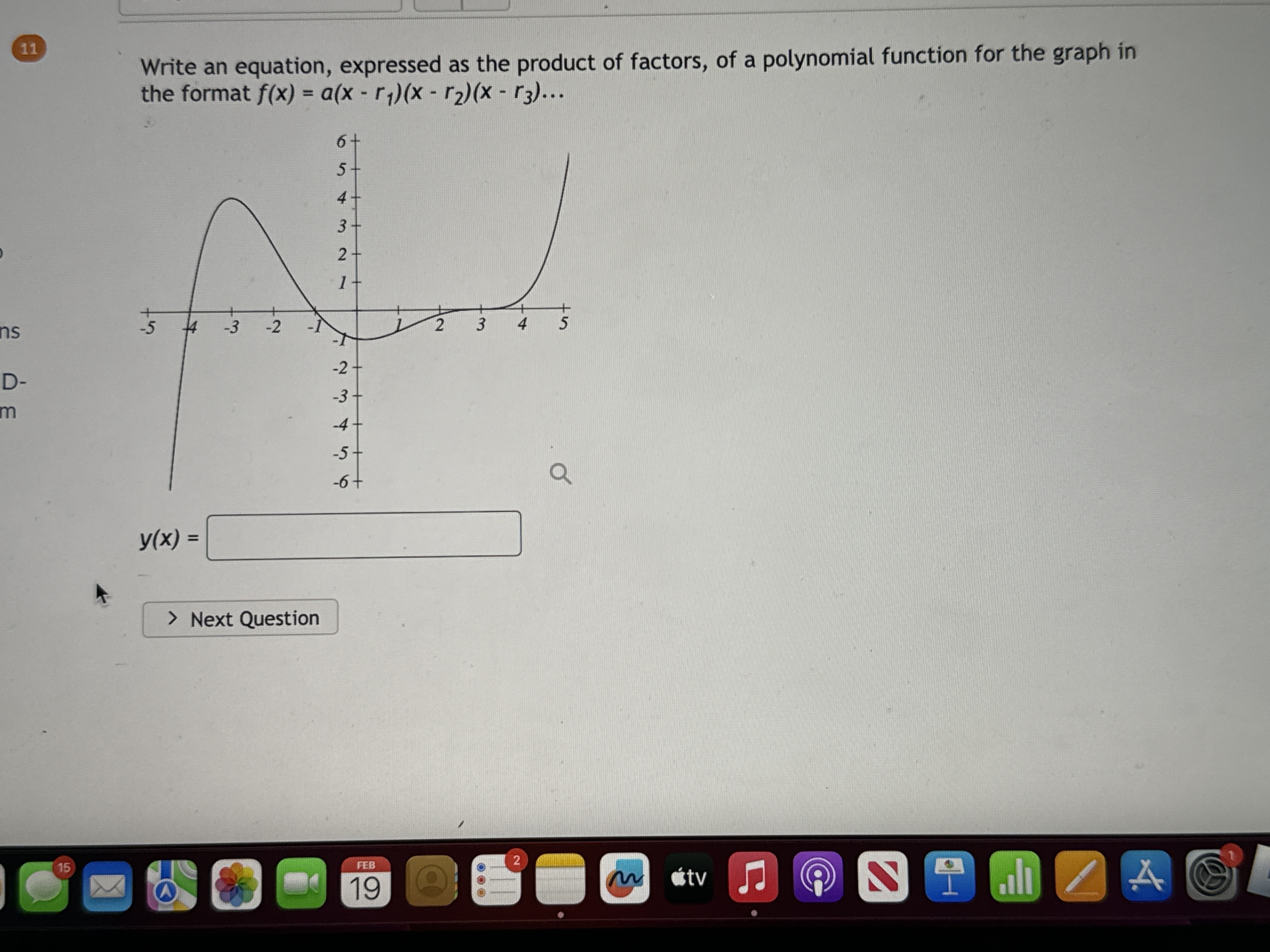 Write an equation, expressed as the product of | Chegg.com