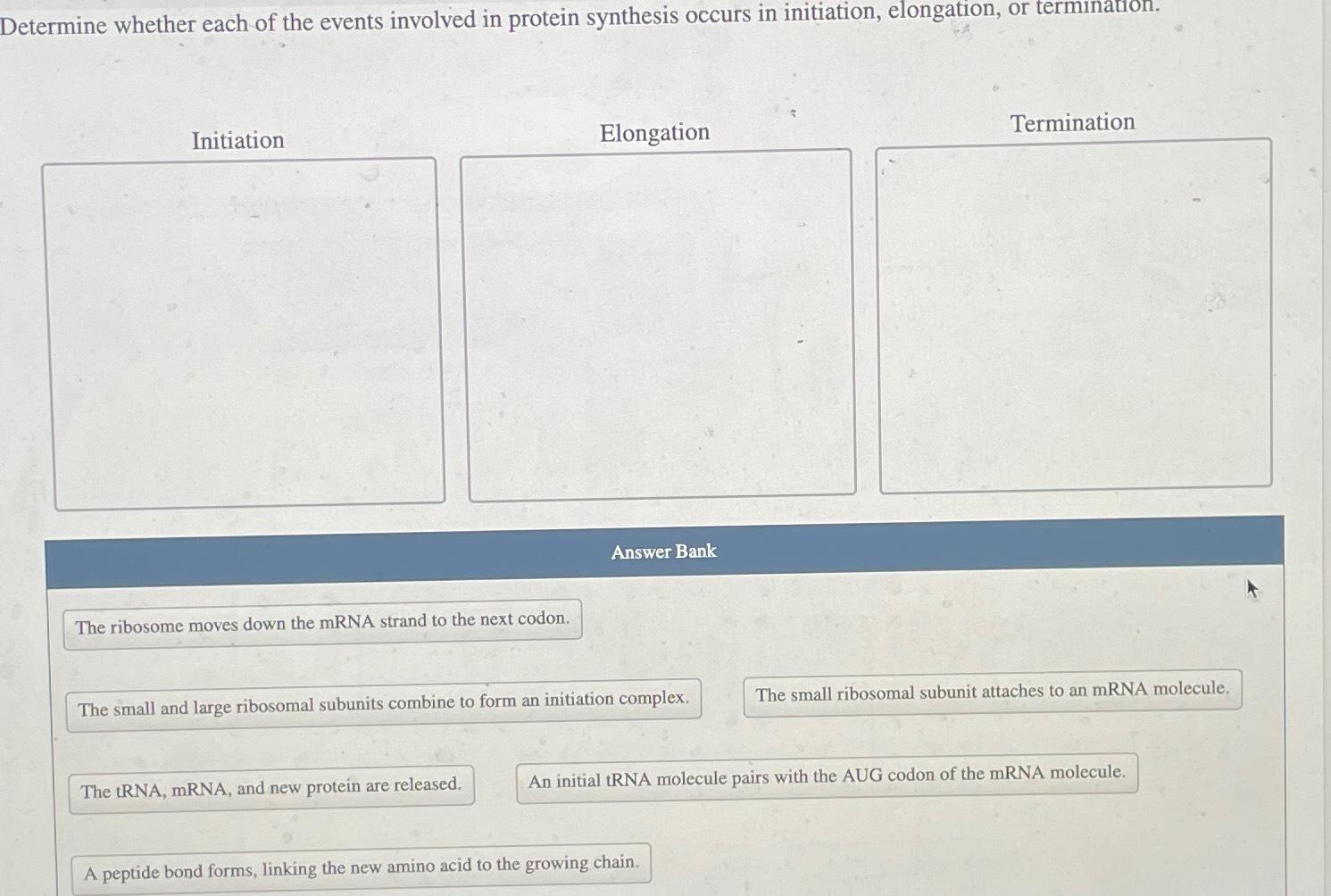 Solved Determine whether each of the events involved in | Chegg.com