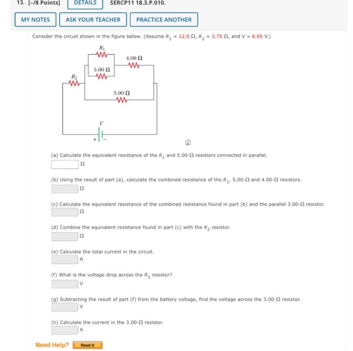 Solved 13 8 Points Details Sercp11 18 3 P 010 My Notes