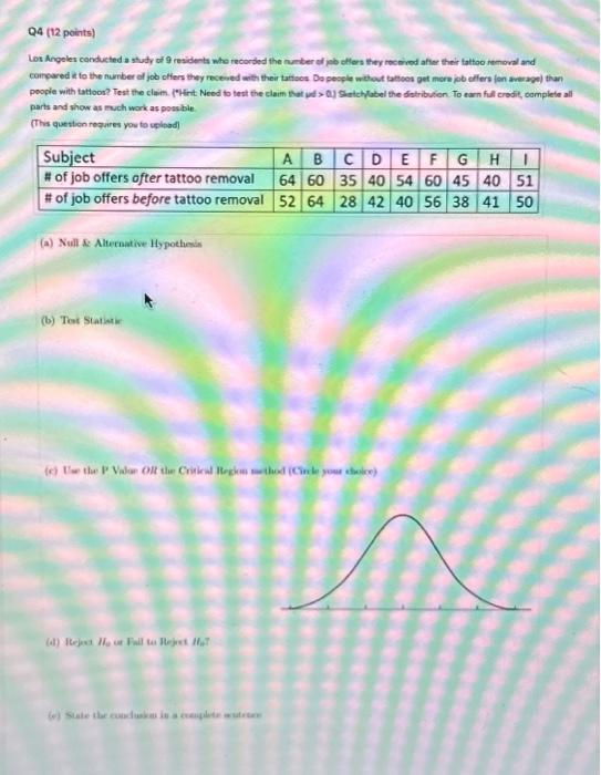 Solved Q4 (12 points) Los Angelet conducted a study of 9 | Chegg.com