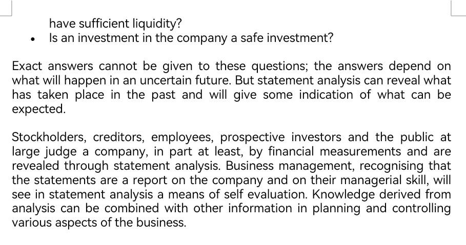 Solved CASE STUDY: THE BELL MANUFACTURING COMPANY2 | Chegg.com