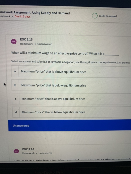 Solved mework Assignment: Using Supply and Demand mework . | Chegg.com