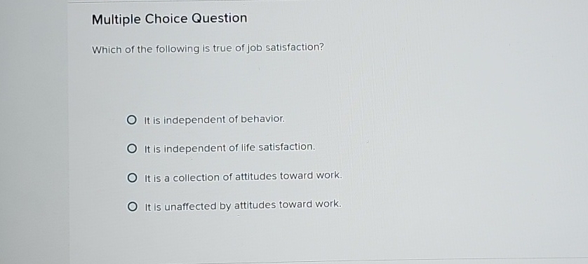 Solved Multiple Choice QuestionWhich of the following is | Chegg.com