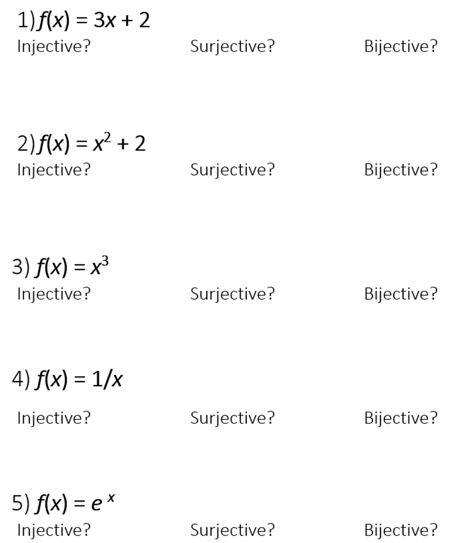 Solved Determine whether each of the given functions is a | Chegg.com