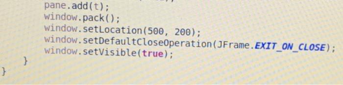 import java.awt.Container; import | Chegg.com
