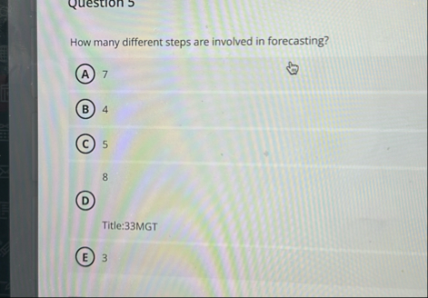 Solved How many different steps are involved in | Chegg.com