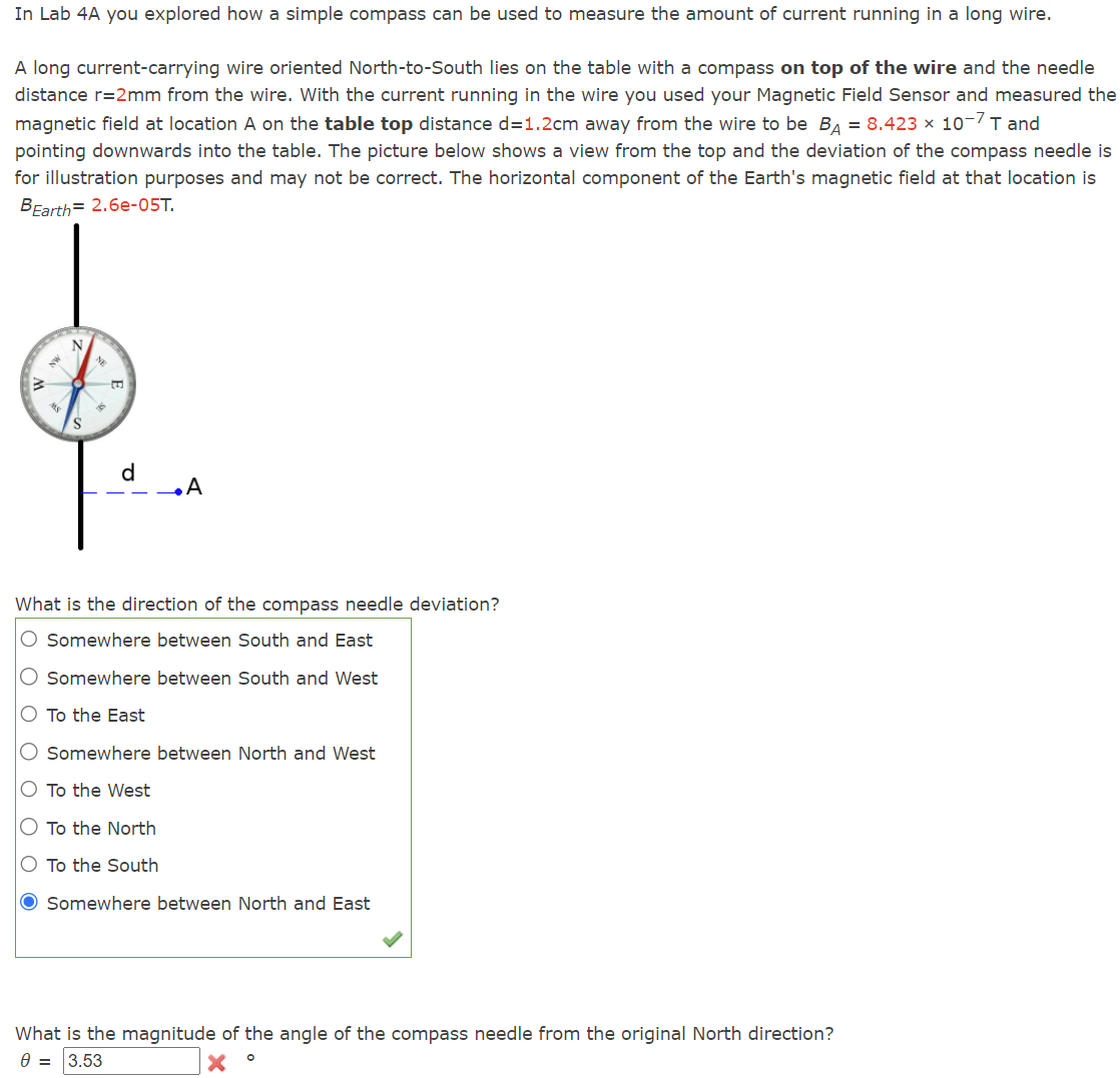Solved In Lab 4A you explored how a simple compass can be | Chegg.com
